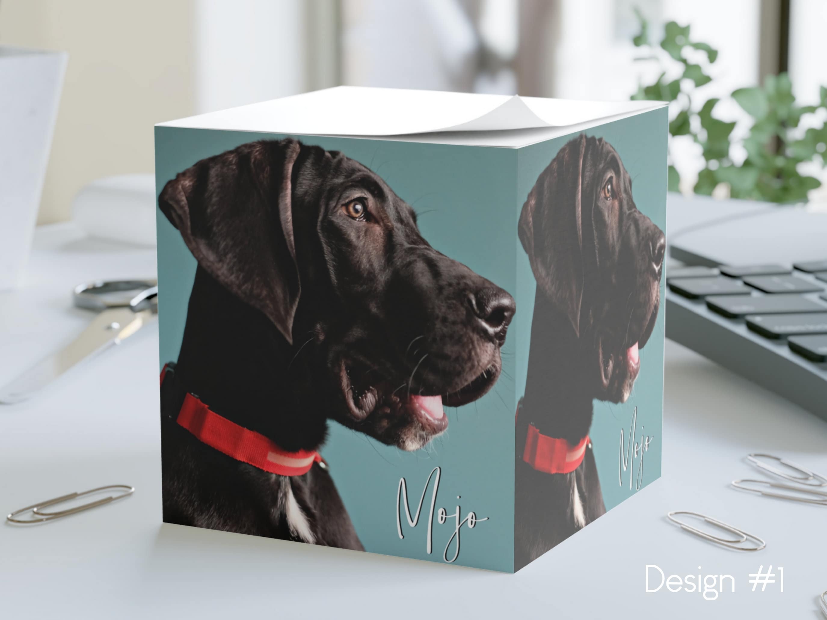 Note Cube With Your Pup's Photo, Personalized Paper Note Cube, Gift for ...