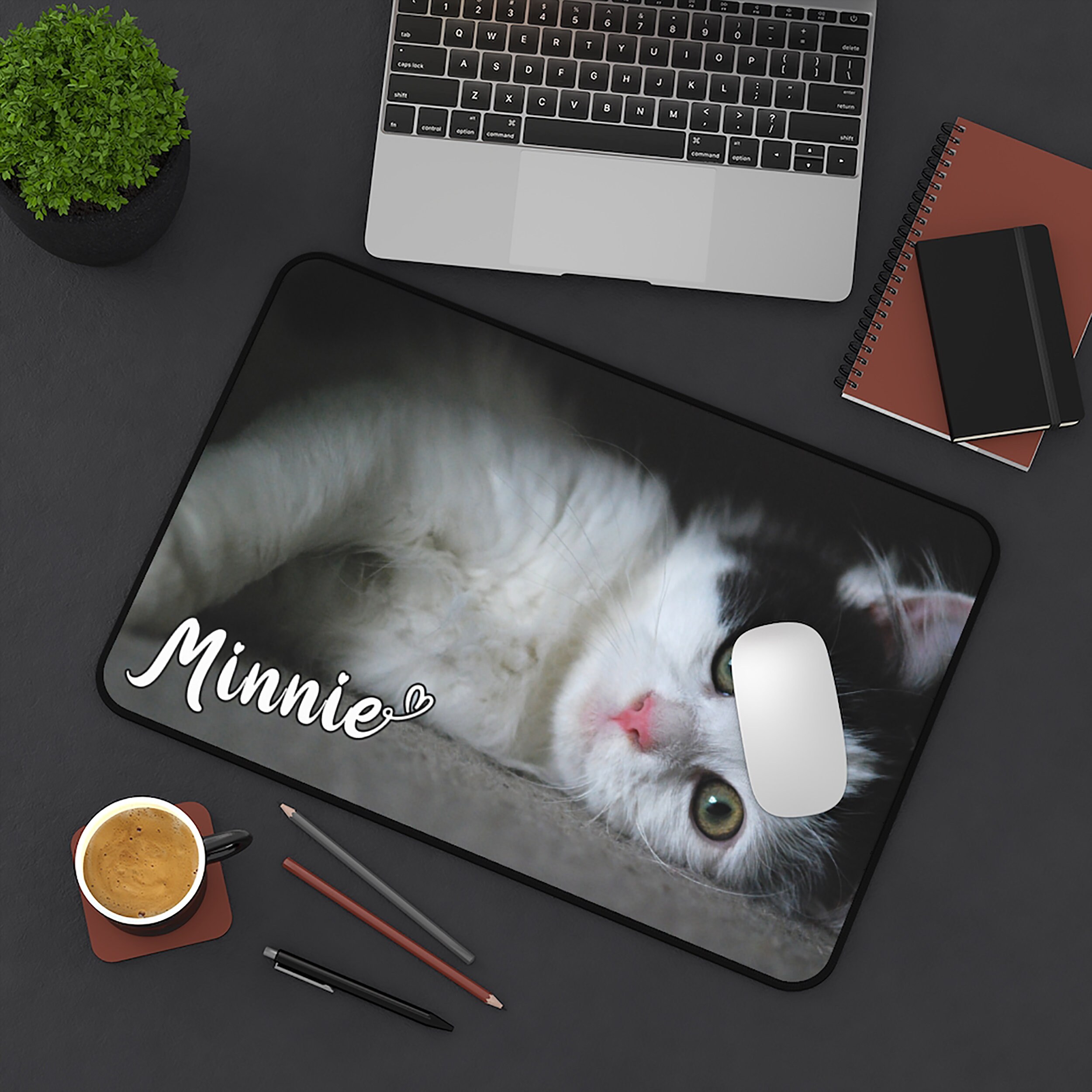 Desk Mat, Pet Photo Desk Mat, Office Desk Mat, Computer Desk Mat ...