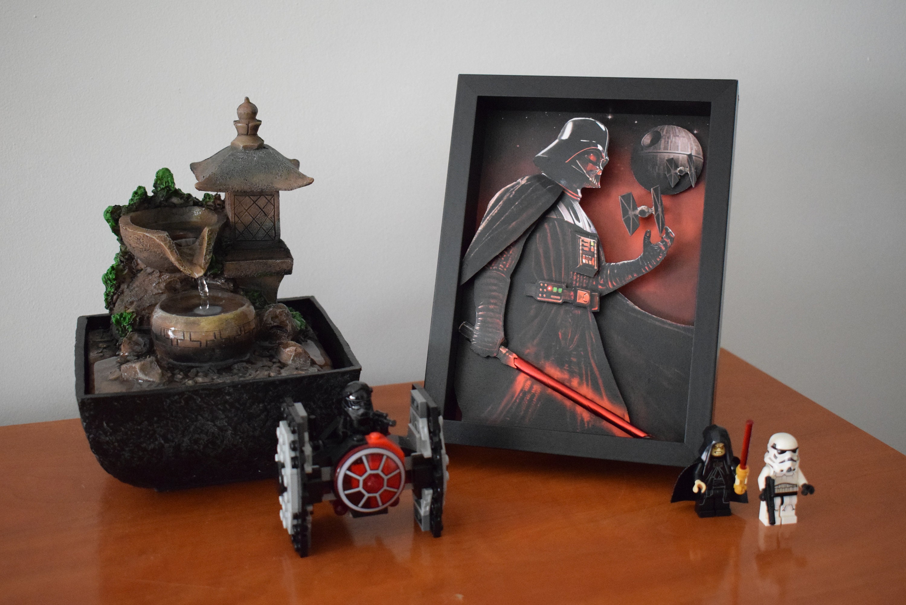 STAR WARS Darth Vader 13x18 Frame Diorama | Etsy