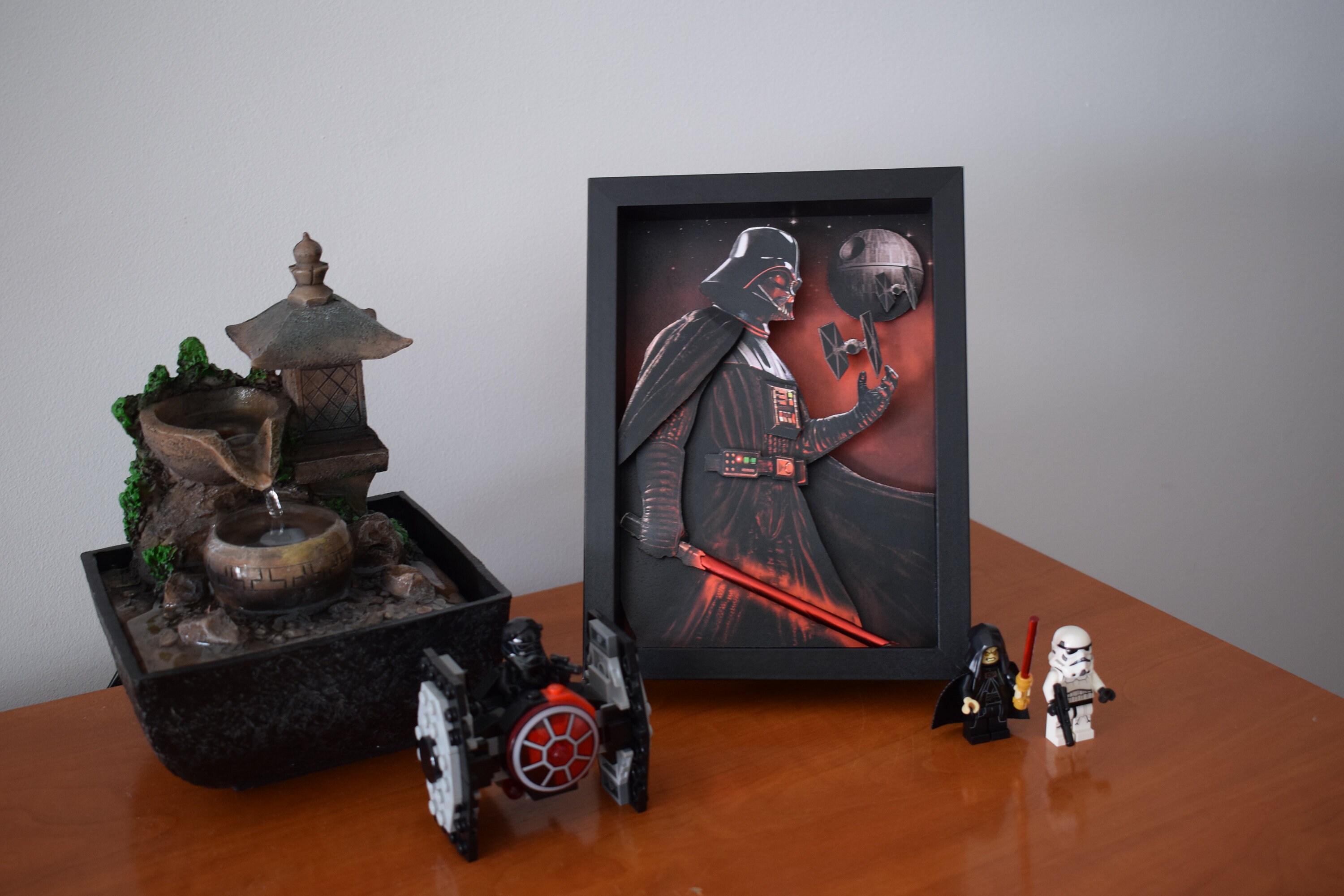 STAR WARS Darth Vader 13x18 Frame Diorama | Etsy