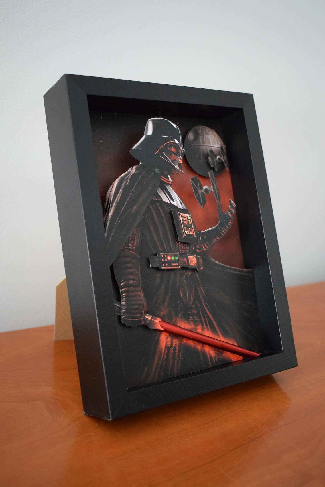 STAR WARS Darth Vader 13x18 Frame Diorama | Etsy