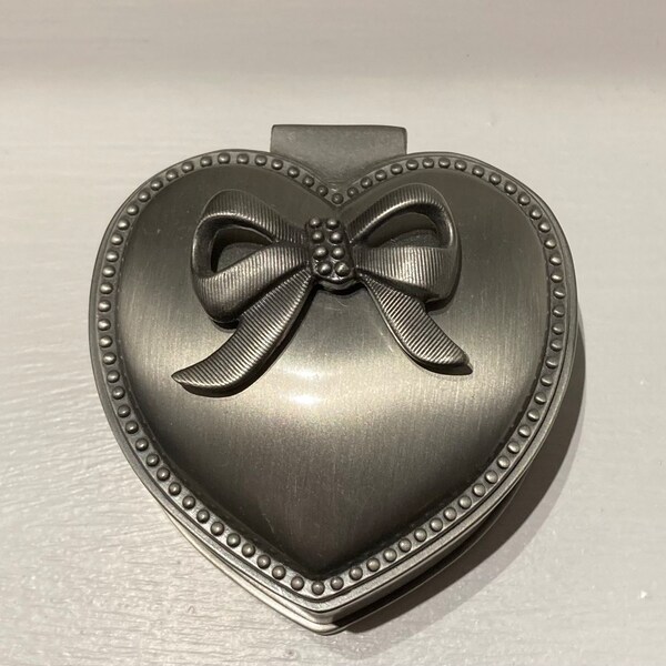 Small Pewter Hearts - Etsy