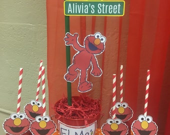 Elmo centerpiece | Etsy