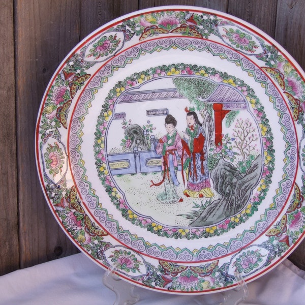 Antique Chinese Plate Hand Painted - Etsy