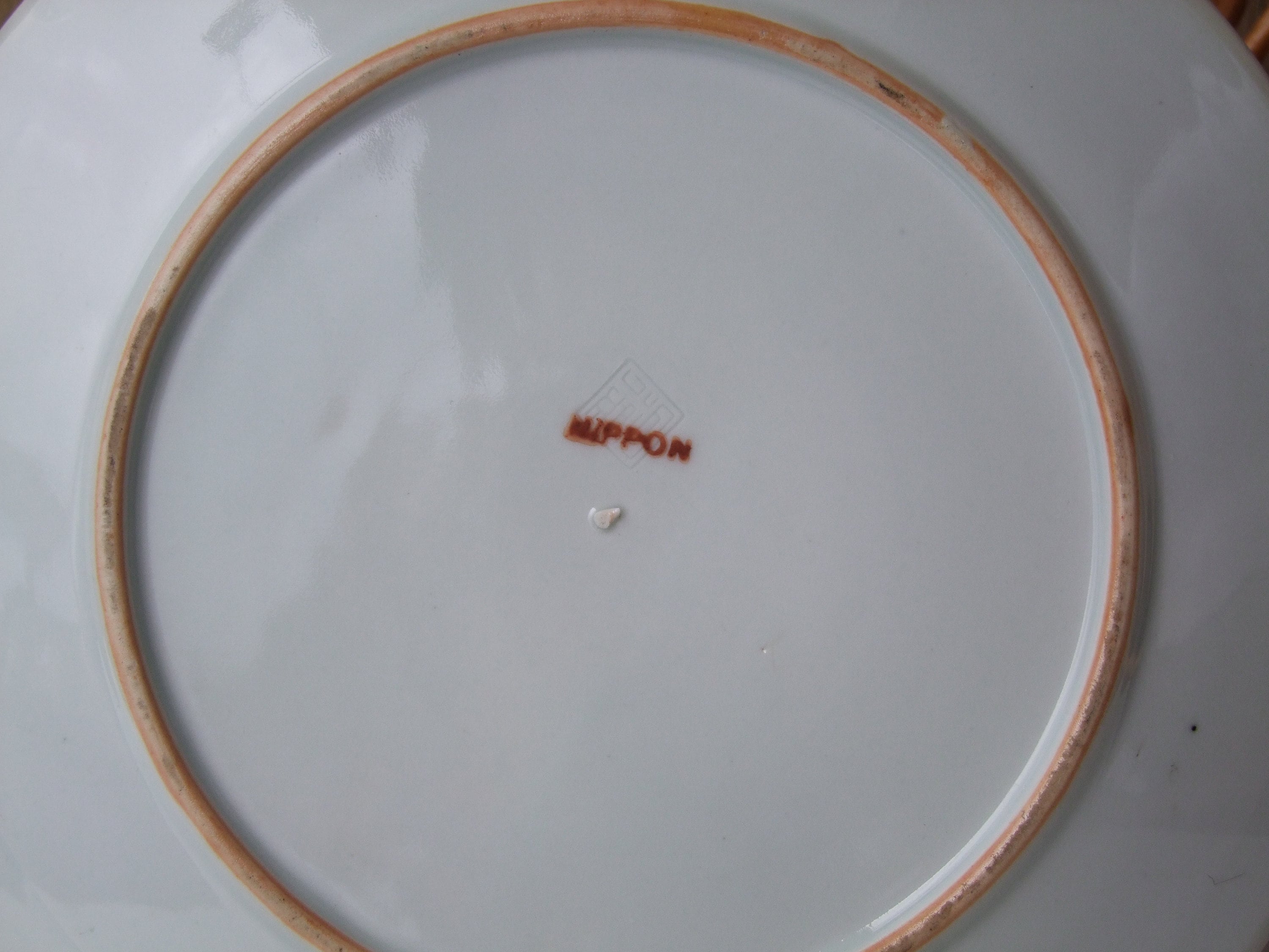 Antique Large Japanese Nippon Plate Signed Plate Hand Painted Handmade ...