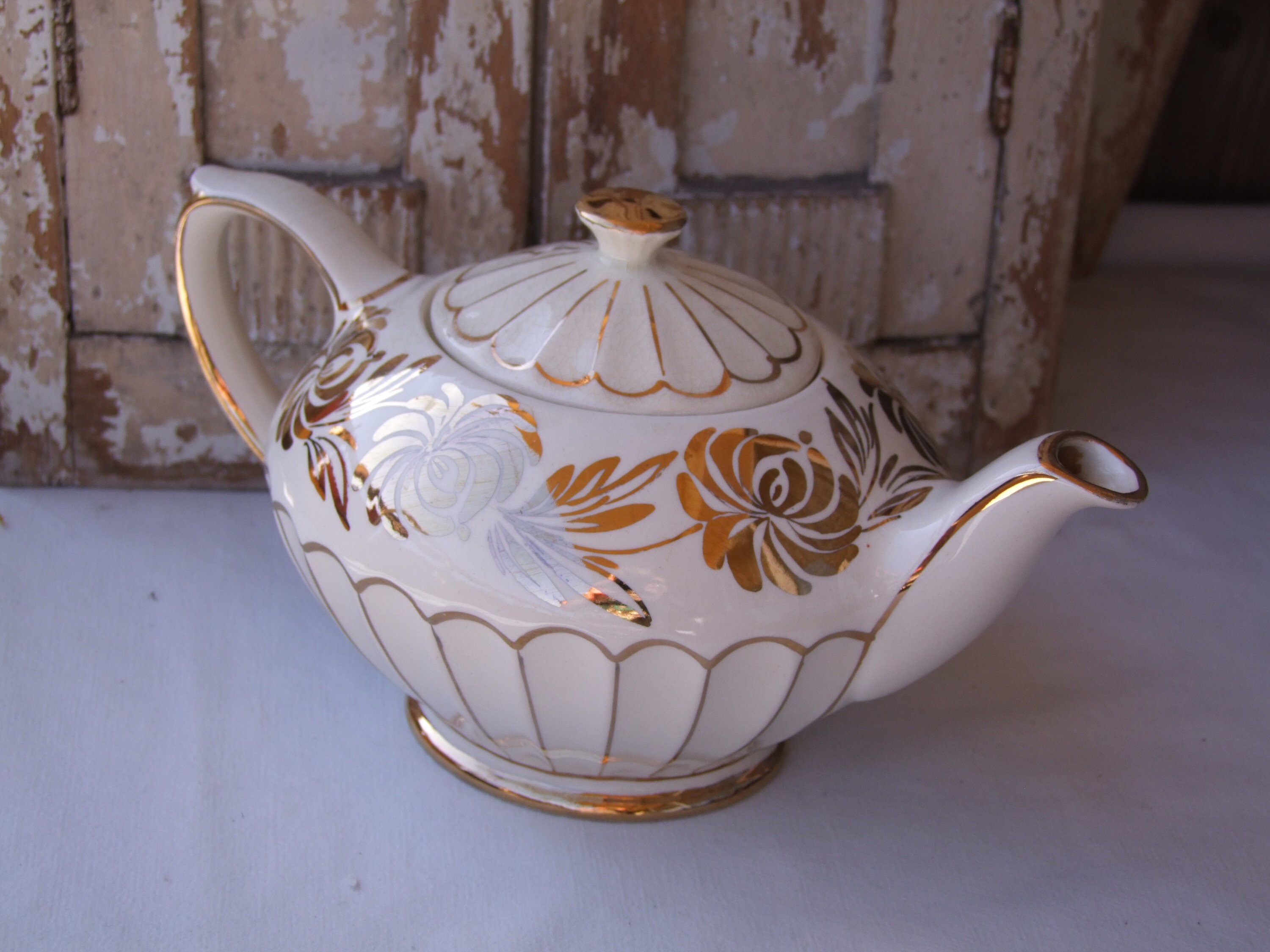 Antique English Sadler Teapot Made in England Teapot Full Size Teapot ...