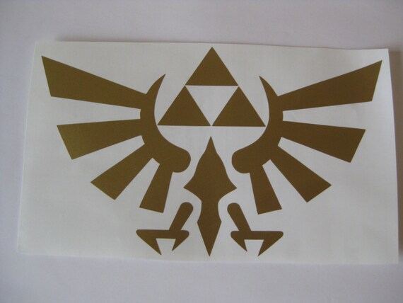 Legend of Zelda Decal Zelda Car Decal Triforce Decal | Etsy