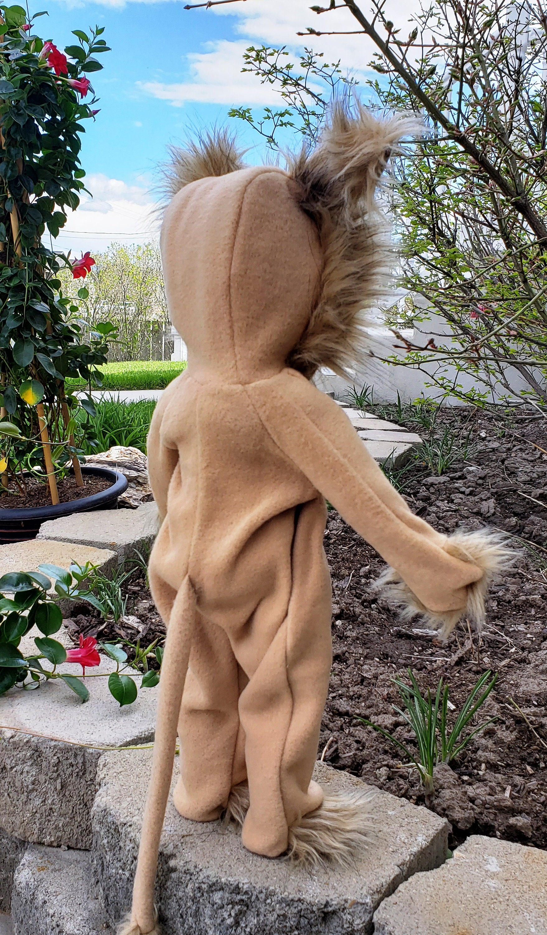 Coward the Lion is a Handmade Lion Outfit to Fit an 18 or 15 | Etsy