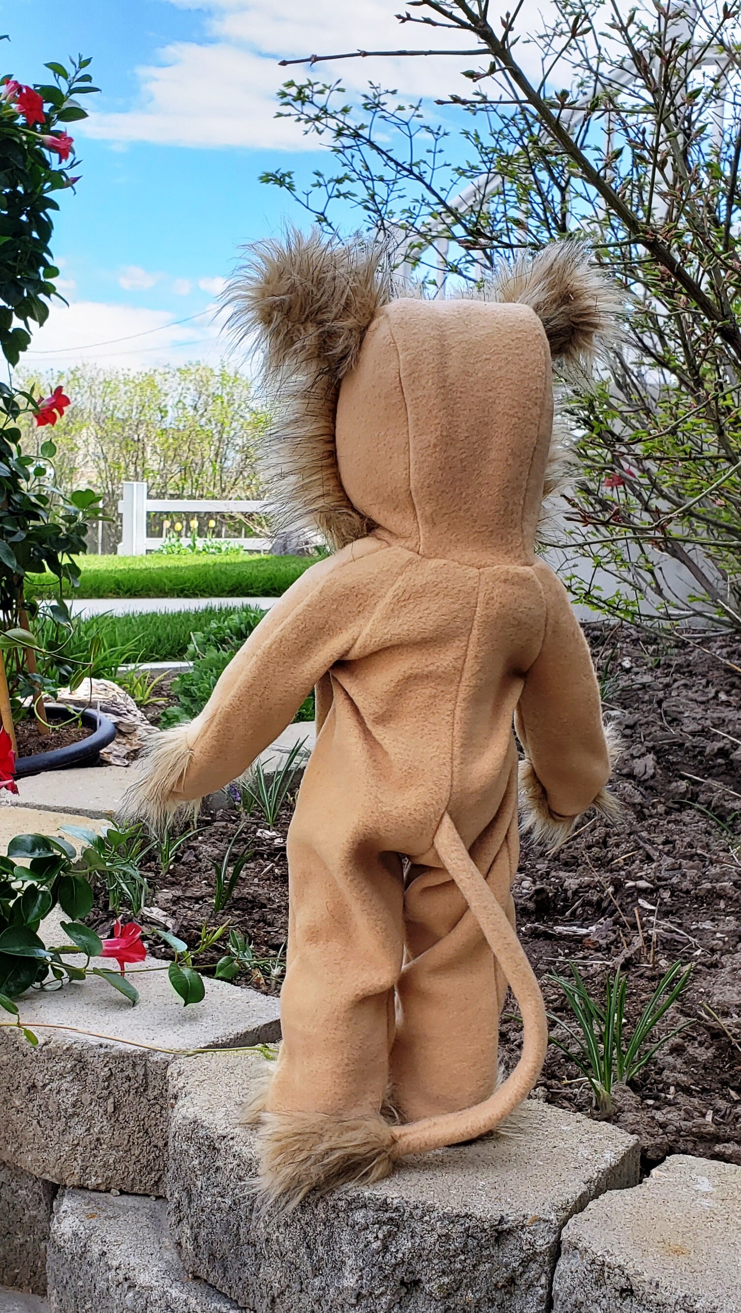 Coward the Lion is a Handmade Lion Outfit to Fit an 18 or 15 | Etsy