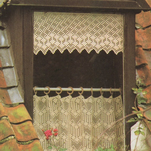 Net Curtains Crochet Pattern PDF Window Half Nets Half Door - Etsy