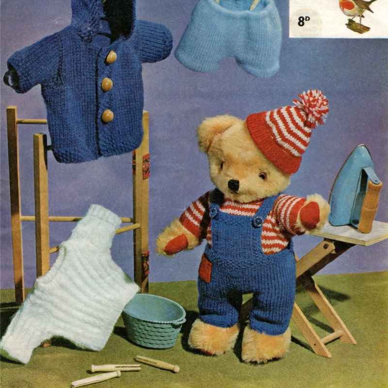 12 Inch Bear Jumper - Etsy UK