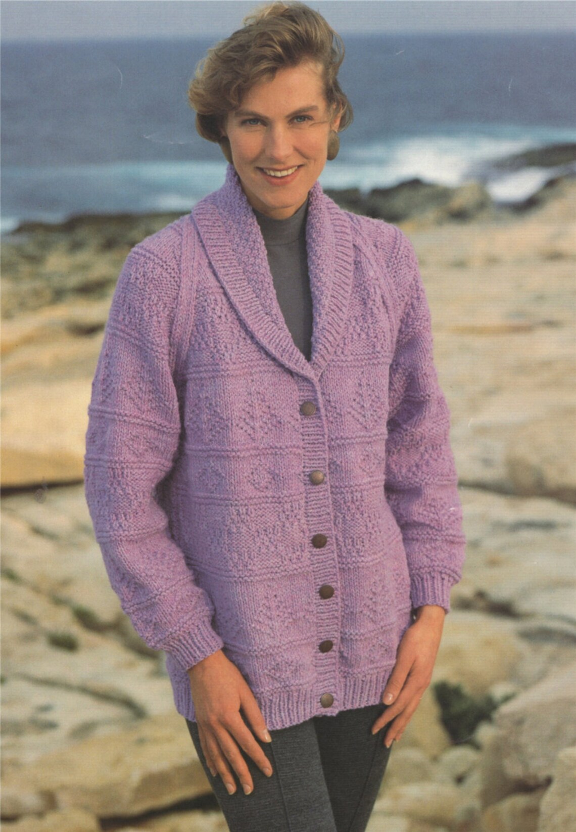 Womens Jacket Knitting Pattern PDF Ladies 32 34 36 38 & | Etsy UK
