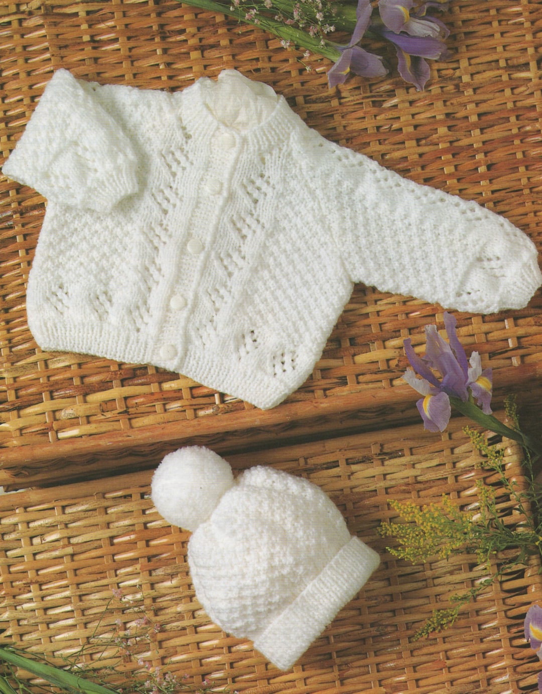 Premature Baby Cardigan and Hat Knitting Pattern PDF Newborn Baby Boys ...