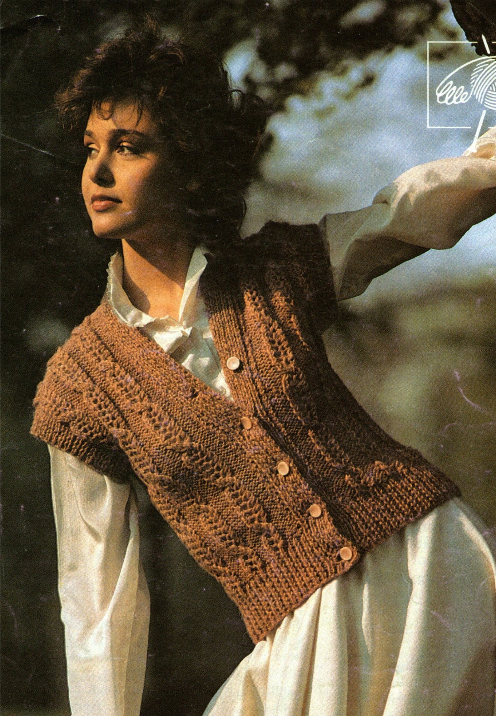 Womens Waistcoat Gilet Knitting Pattern PDF Ladies 30, 32, 34, 36 and ...