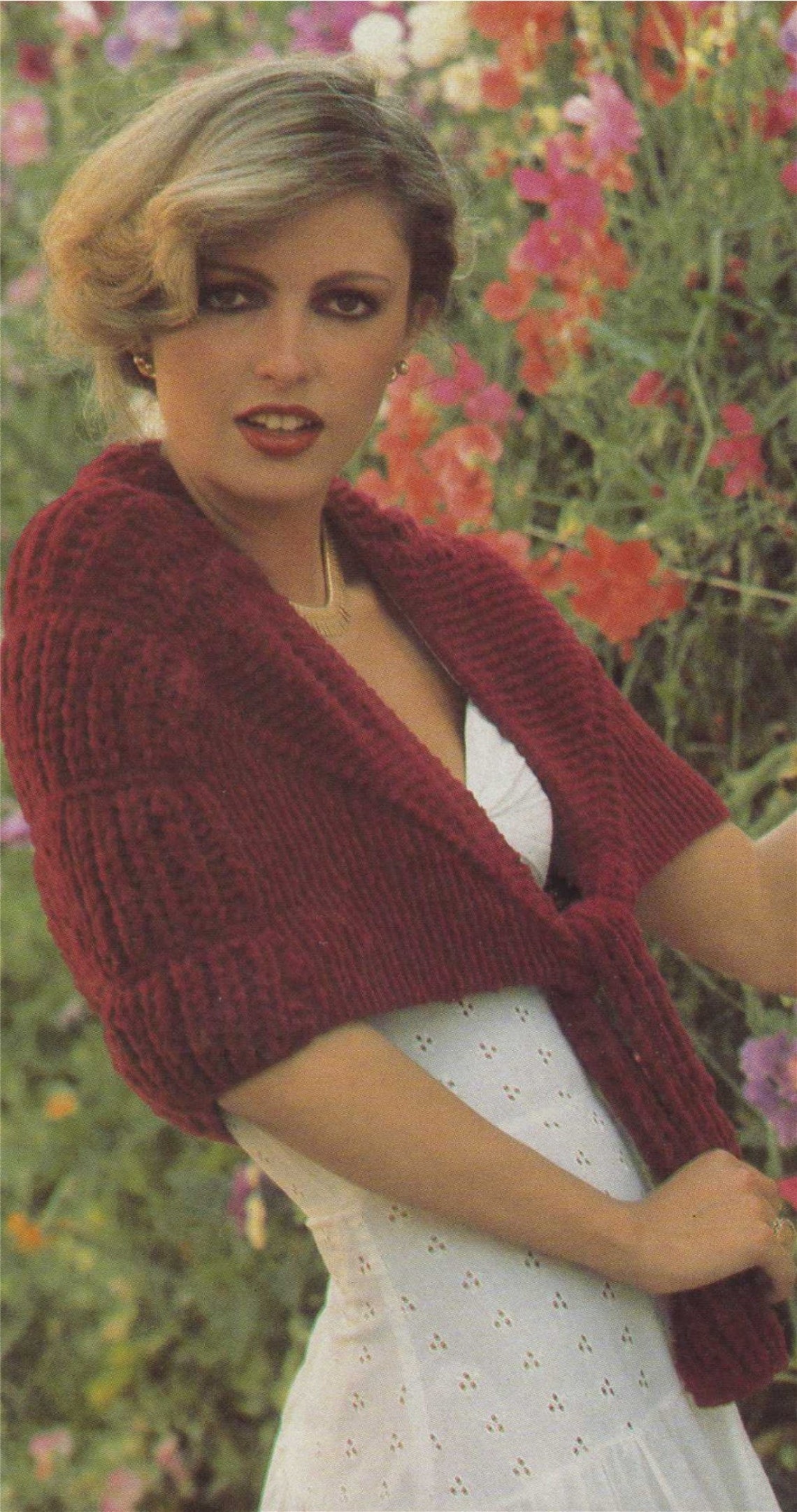 Womens Stole Knitting Pattern PDF Ladies Shawl Shoulder Wrap - Etsy