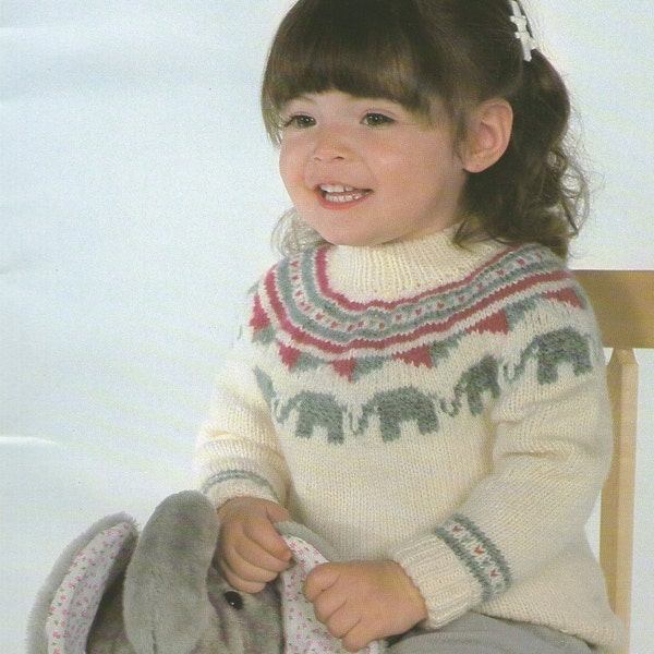Elephant Sweater Knitted Pattern - Etsy