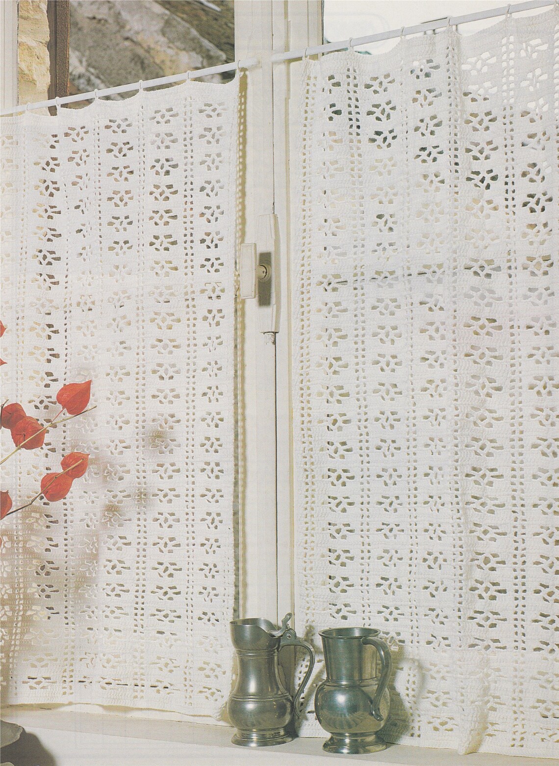 Net Curtains Crochet Pattern PDF Window Half Nets, Half Door Nets, Home ...