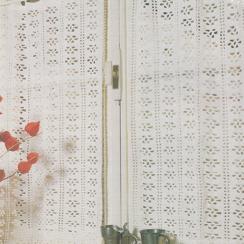 Net Curtains Crochet Pattern PDF Window Half Nets Half Door - Etsy