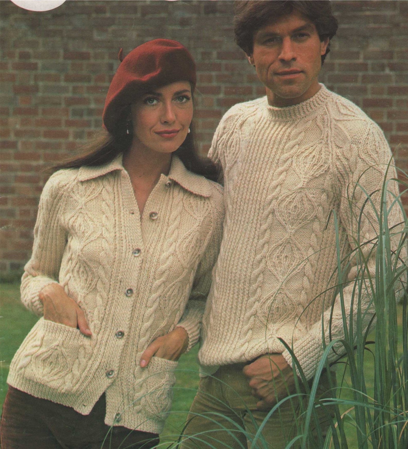 Aran Sweater and Jacket Knitting Pattern PDF Mens and Ladies | Etsy