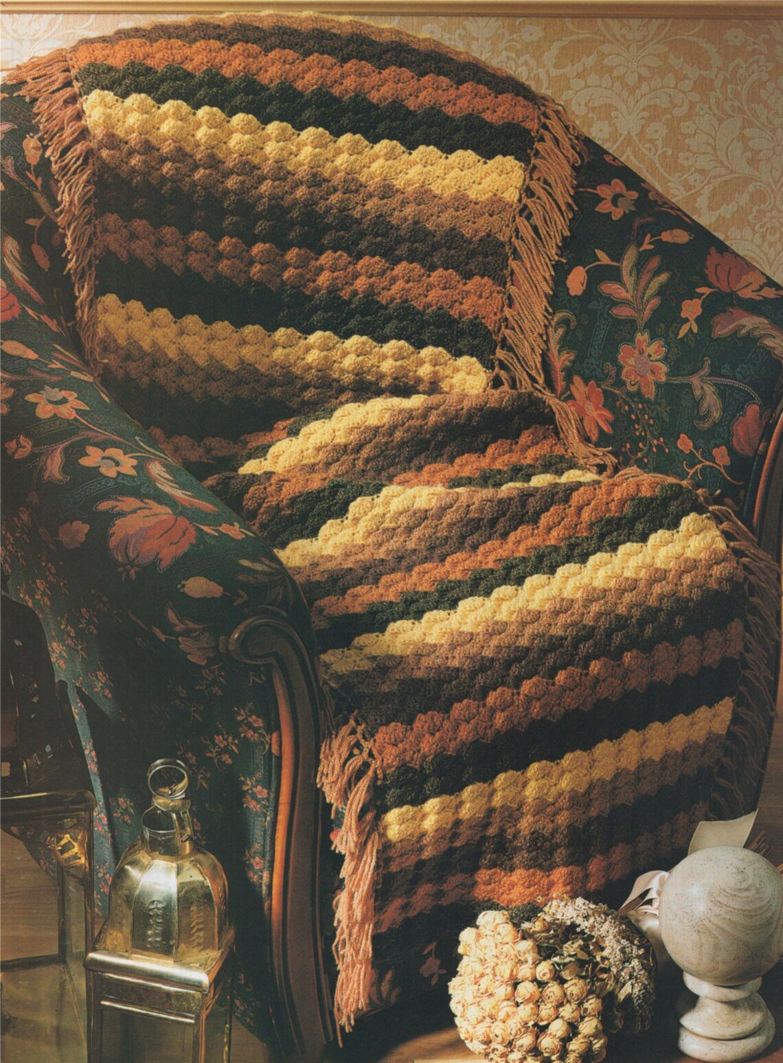 Afghan Crochet Pattern PDF Crochet Blanket Throw Lap Rug - Etsy