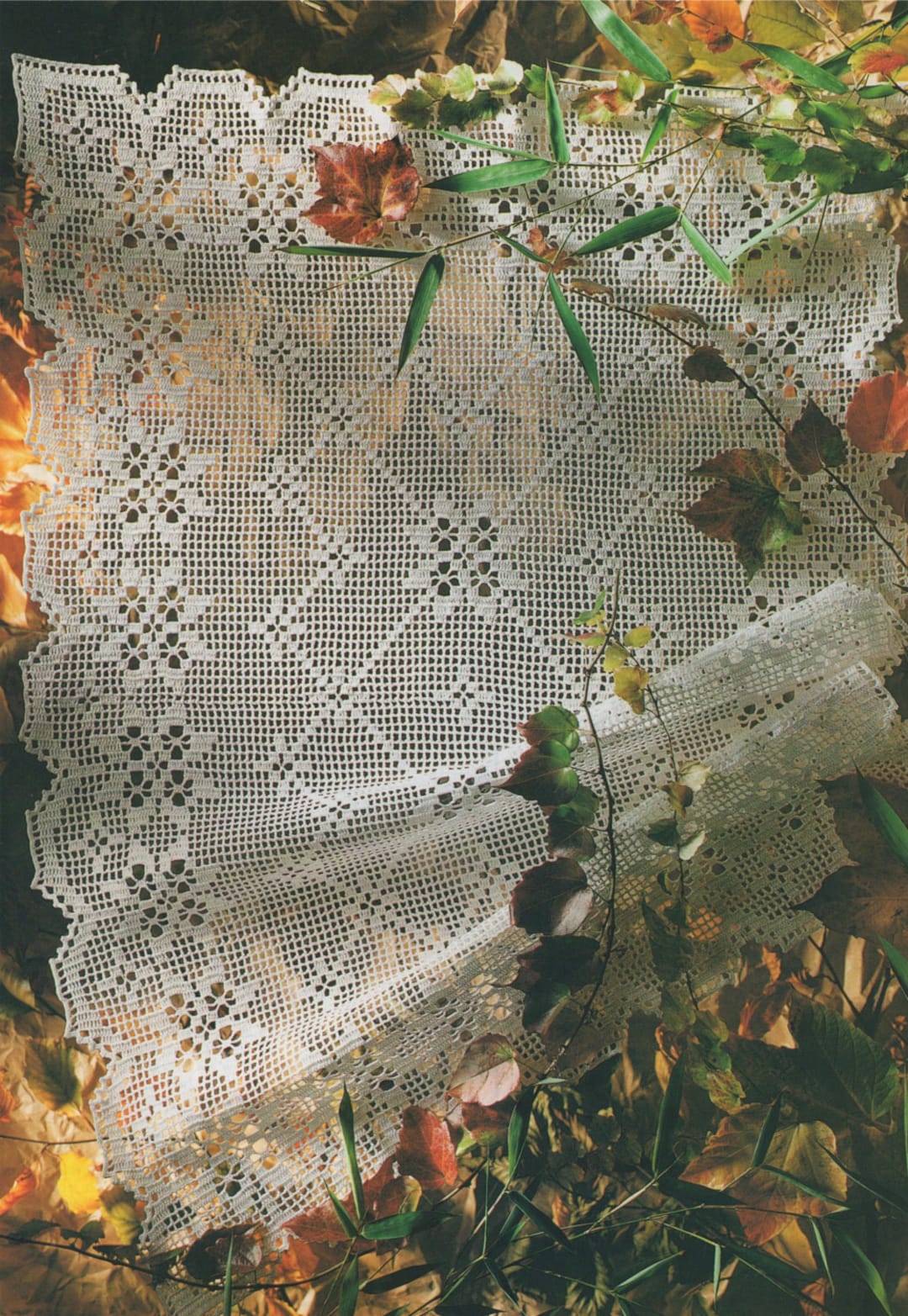 Rectangular Tablecloth Crochet Pattern PDF Dining Table Linen, Tray ...