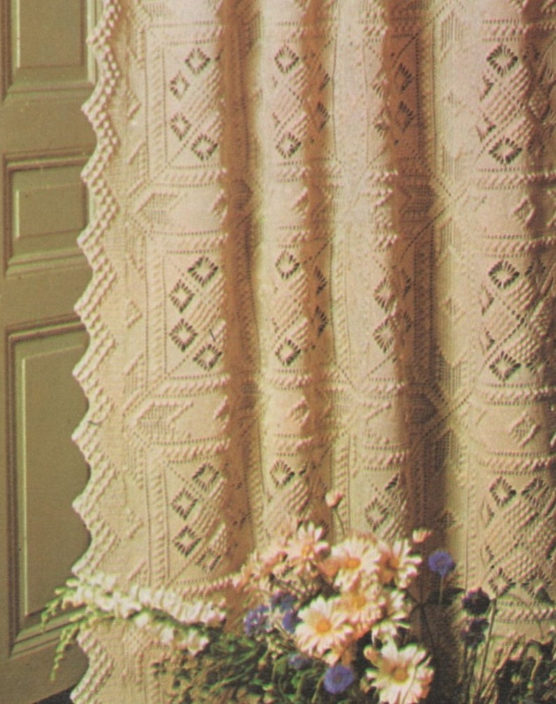 Door Curtain Crochet Pattern PDF Door Draught Excluder, Home ...