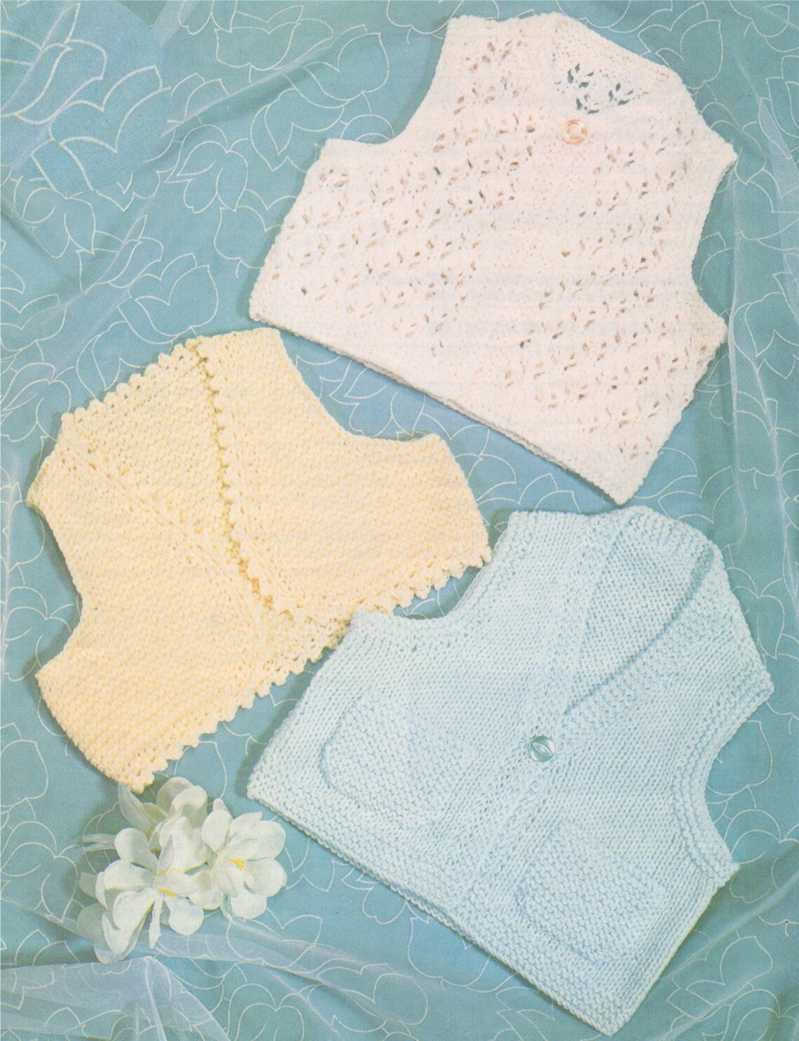 Babies Waistcoat Knitting Pattern PDF Baby Boys or Girls 16 - Etsy UK