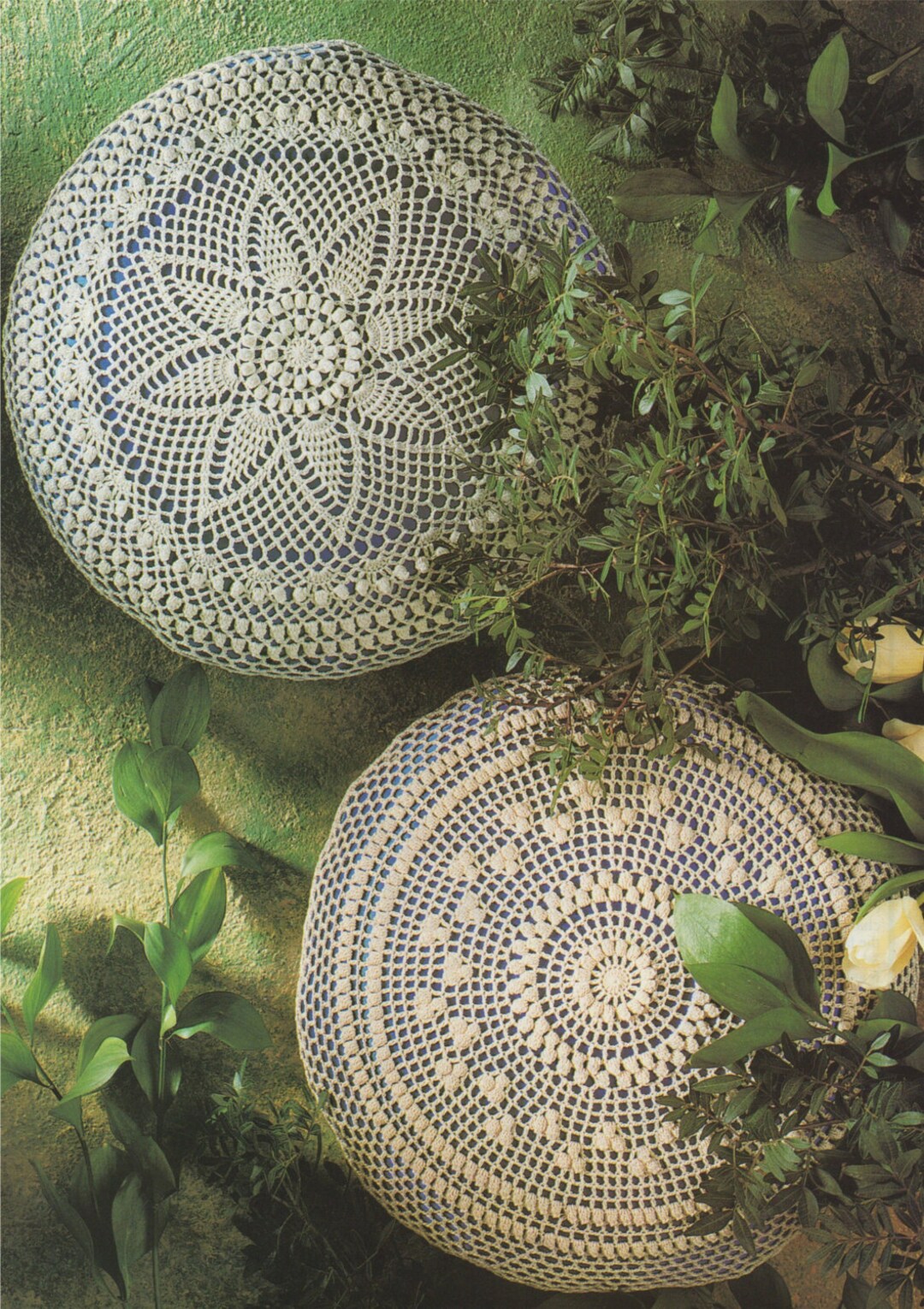 Cushion Covers Crochet Pattern PDF, Mandala, Circular Doily, Round ...