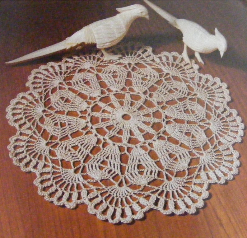 Doily Crochet Pattern PDF Doilies Round Table Mat Circular - Etsy