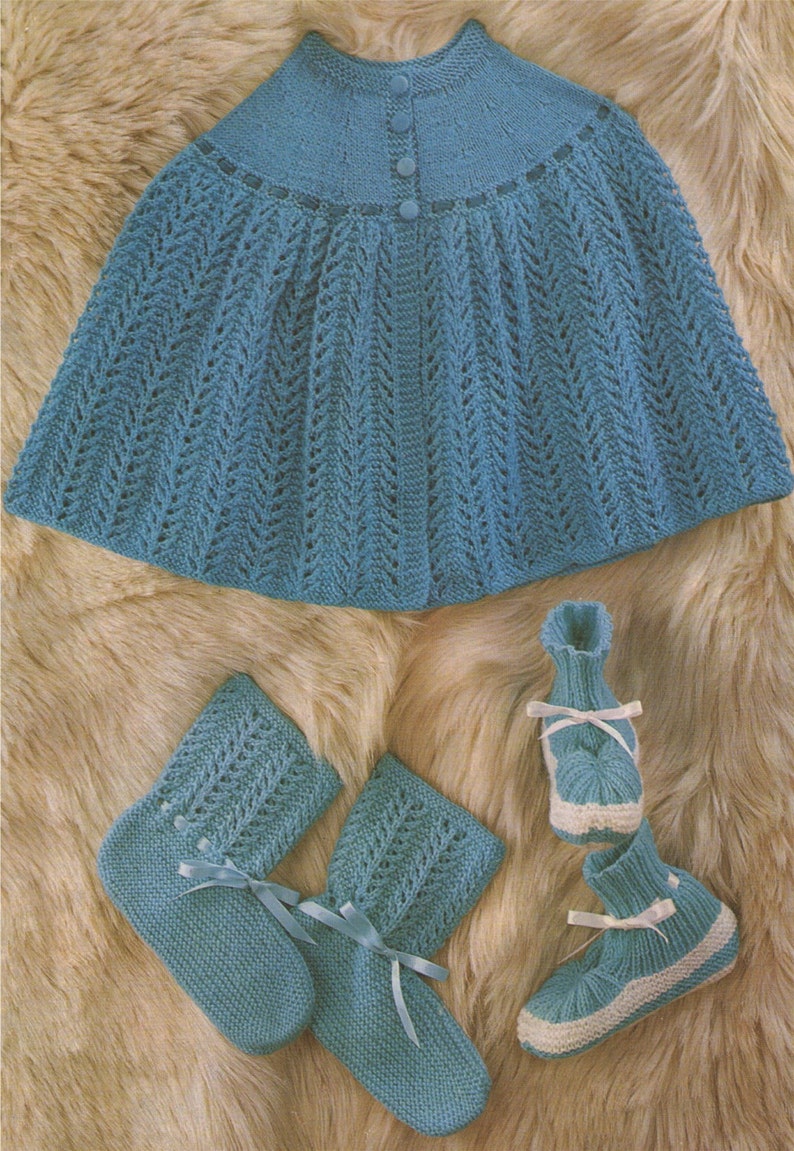 Womens Bed Cape and Bed Socks Knitting Pattern PDF Ladies - Etsy