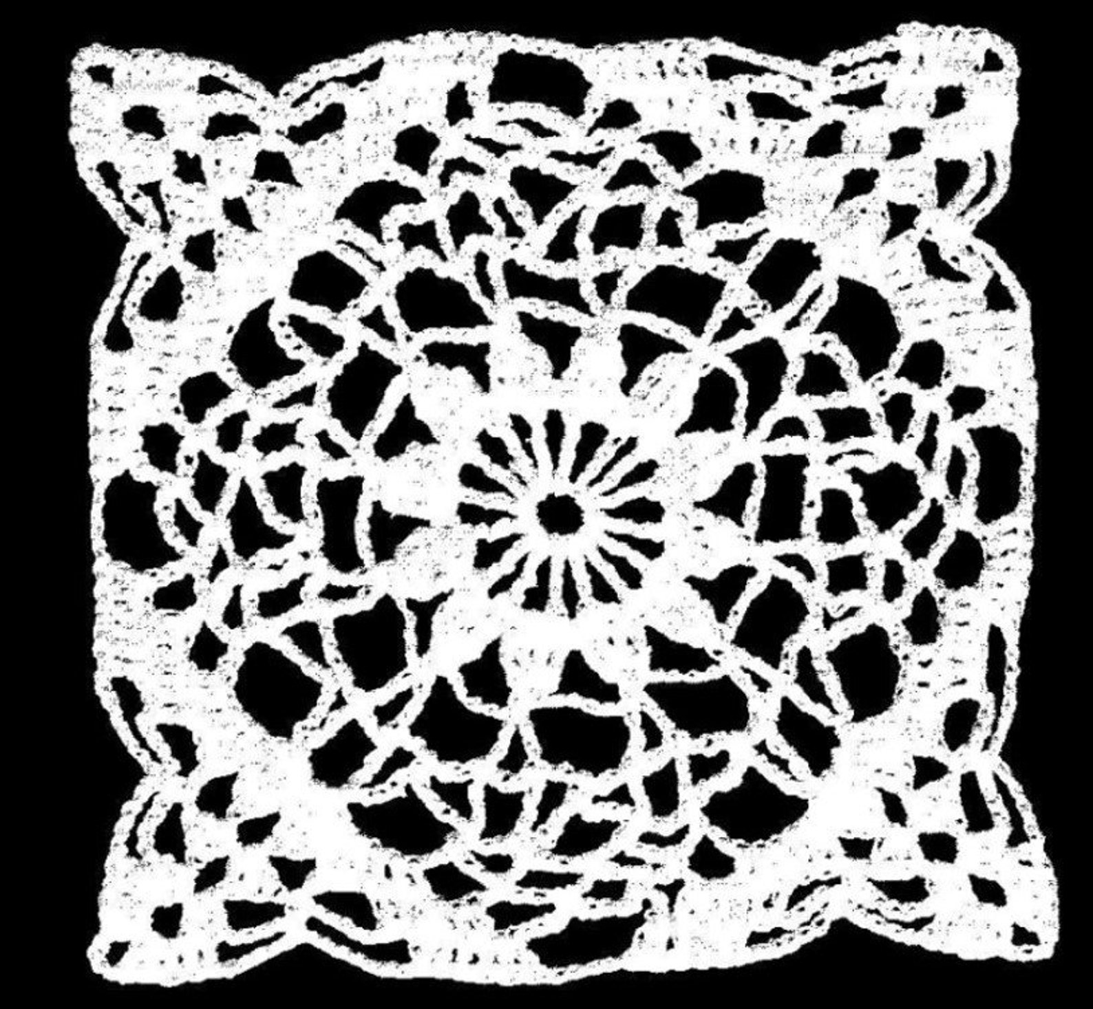 Vintage Byzantine Crochet Net Curtains Pattern, Home Decor (PDF Pattern ...