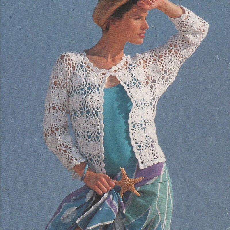 Crochet Lace Jacket - Etsy