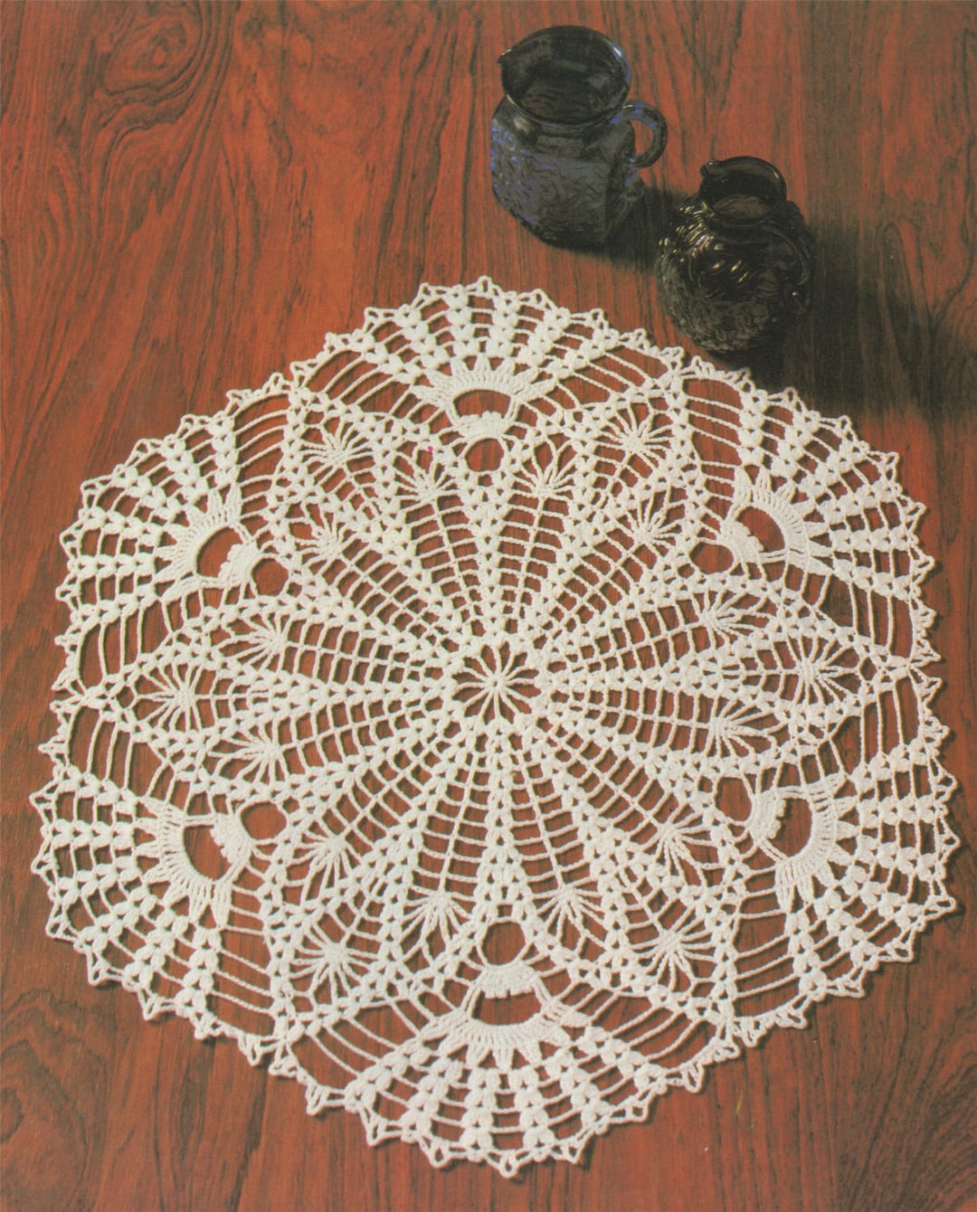 Doily Crochet Pattern PDF With Chart, Doily Mat, Placemat, Table Mat ...