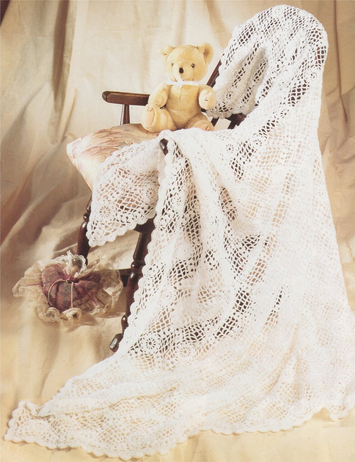 Babies Shawl Crochet Pattern PDF for Baby Boys or Girls 2 Ply - Etsy