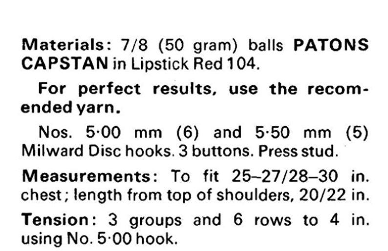 Aran Cape Crochet Pattern PDF Girls 25 - 27 and 28 - 30 Inch Chest ...