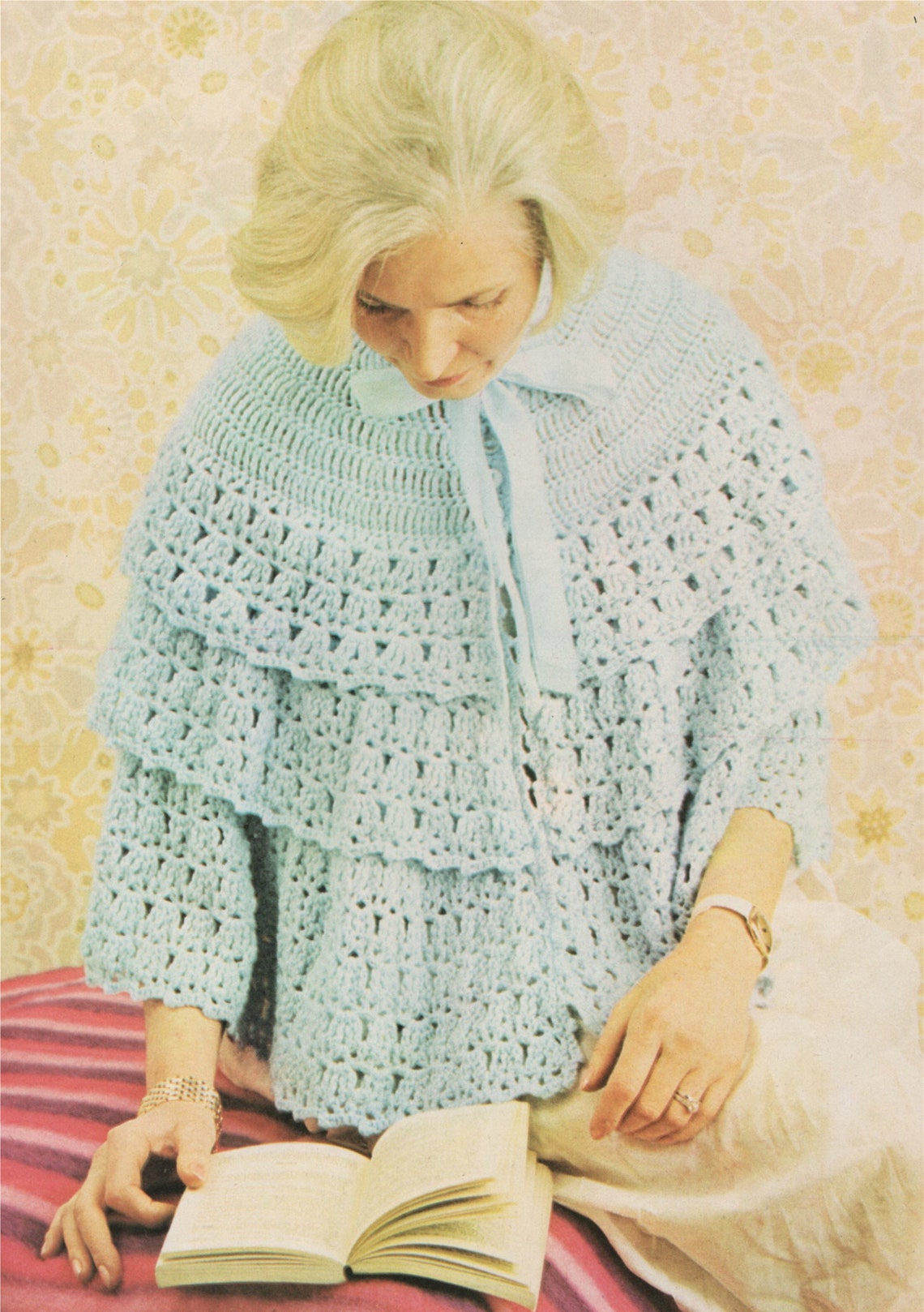 Womens Bedjacket Crochet Pattern PDF Ladies 34 42 Inch - Etsy