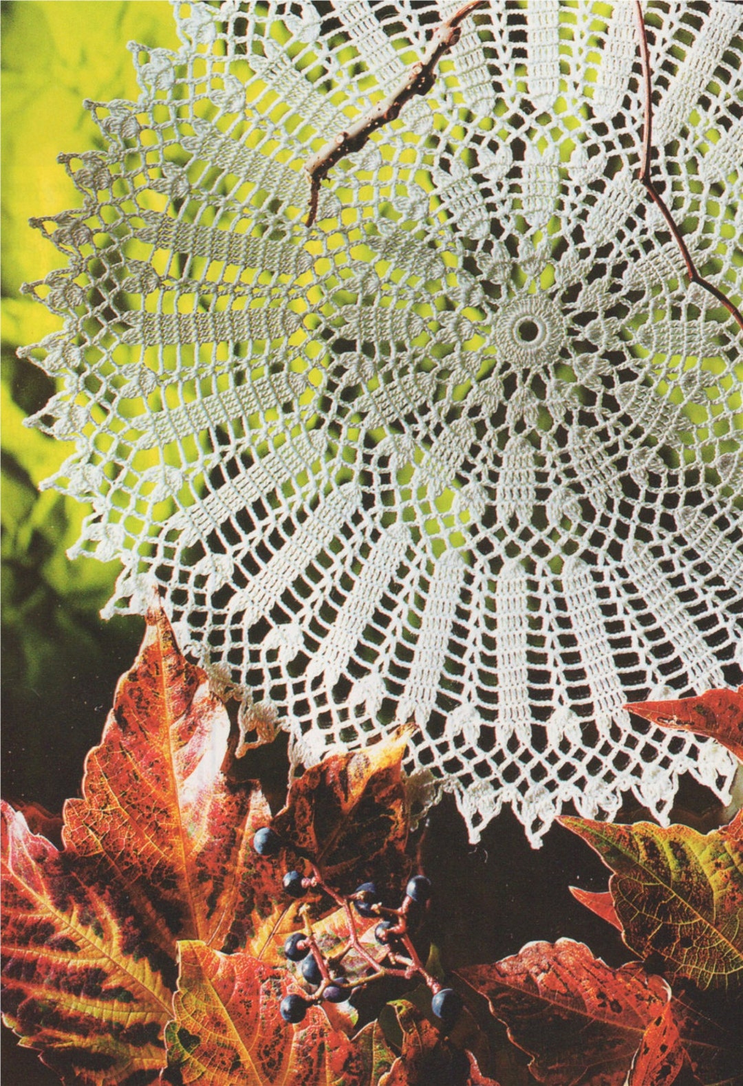 Doily Crochet Pattern PDF Doily Mat, Round Placemat, Circular Table Mat ...