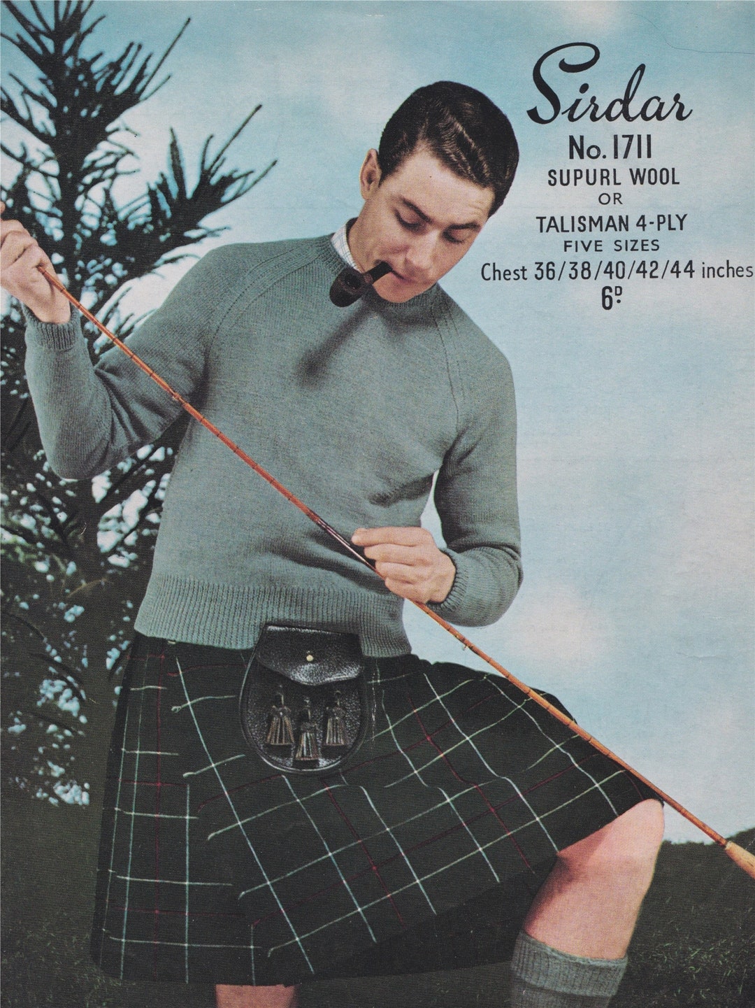 Mens Round Neck Sweater Knitting Pattern PDF Mans 36, 38, 40, 42 and 44 ...