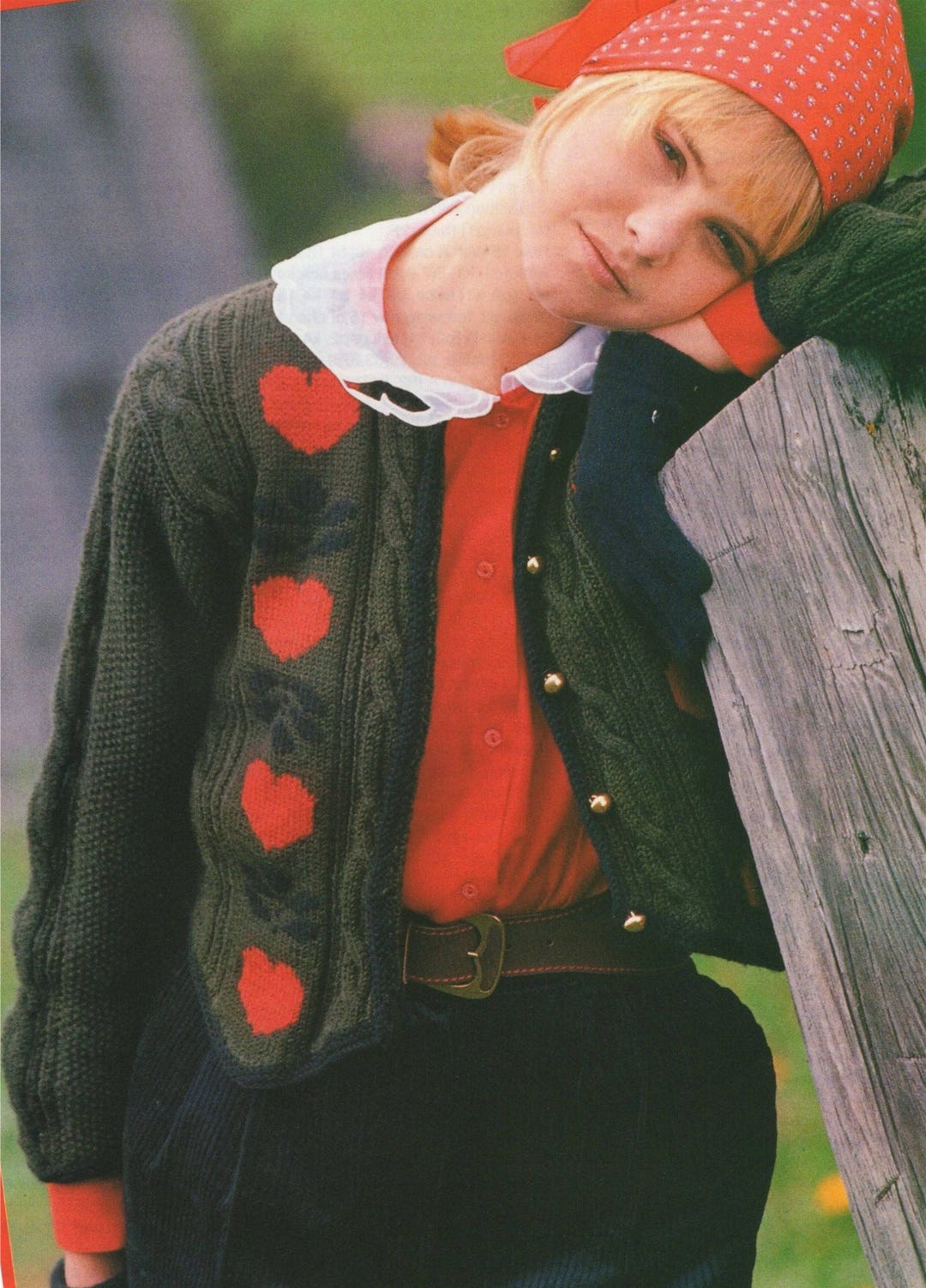 Womens Tyrolean Style Jacket Knitting Pattern PDF Ladies 32, 34, 36 ...