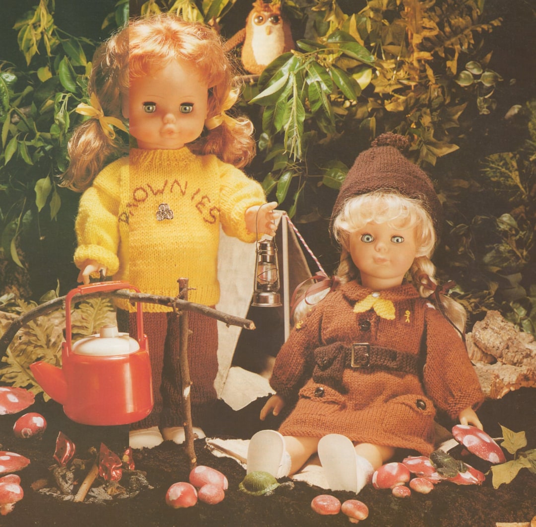 Dolls Clothes Knitting Pattern PDF for 16, 20 and 24 Inch Doll, Girl ...