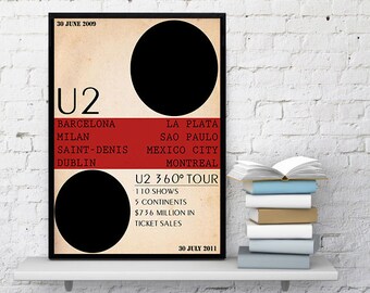 U2 poster | Etsy