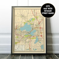 Wisconsin Matchbox Poster - Etsy