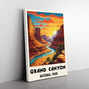 Grand Canyon National Park Poster, Grand Canyon Travel Poster, Arizona ...