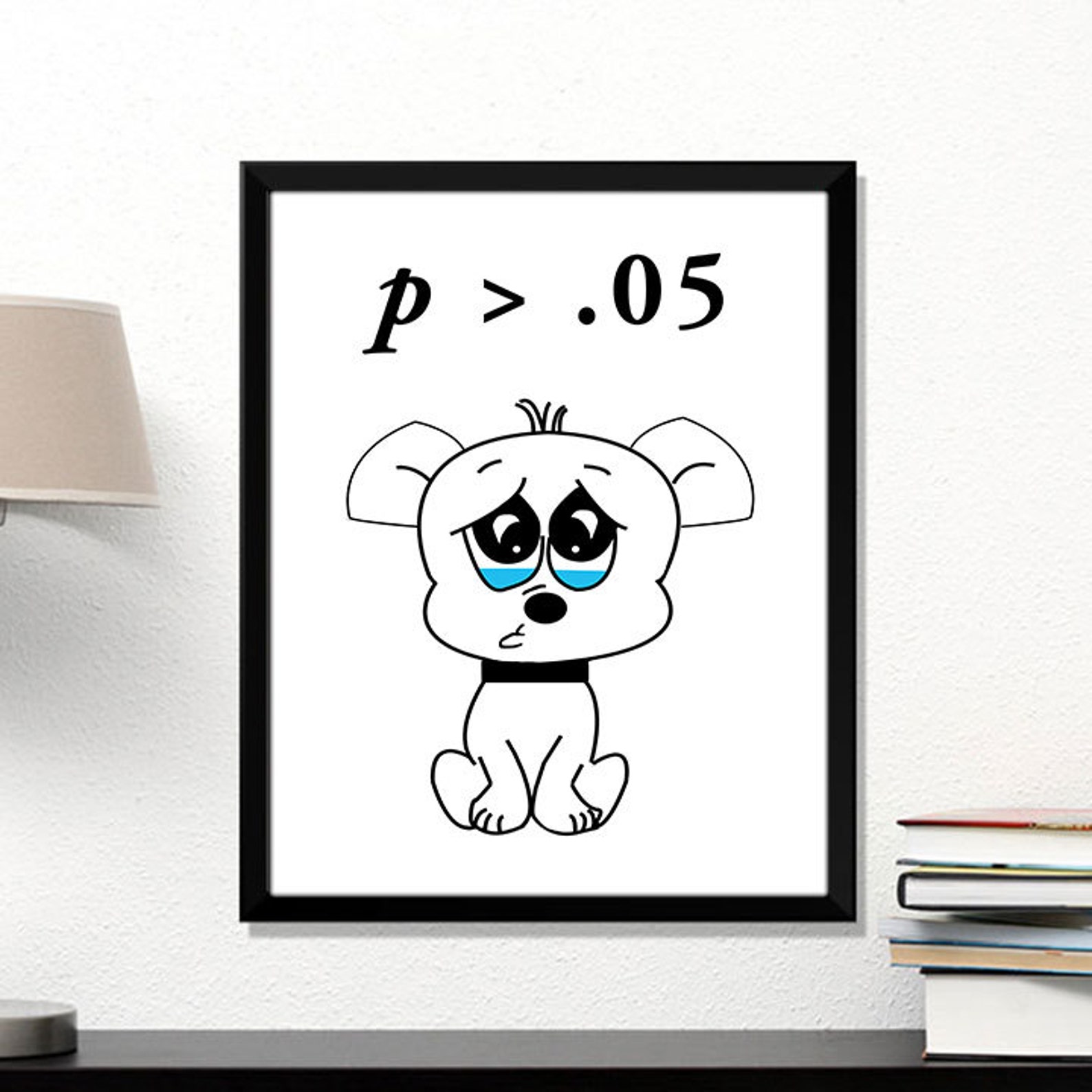 Statistics Research Joke P-value Phd Researcher Statistician | Etsy