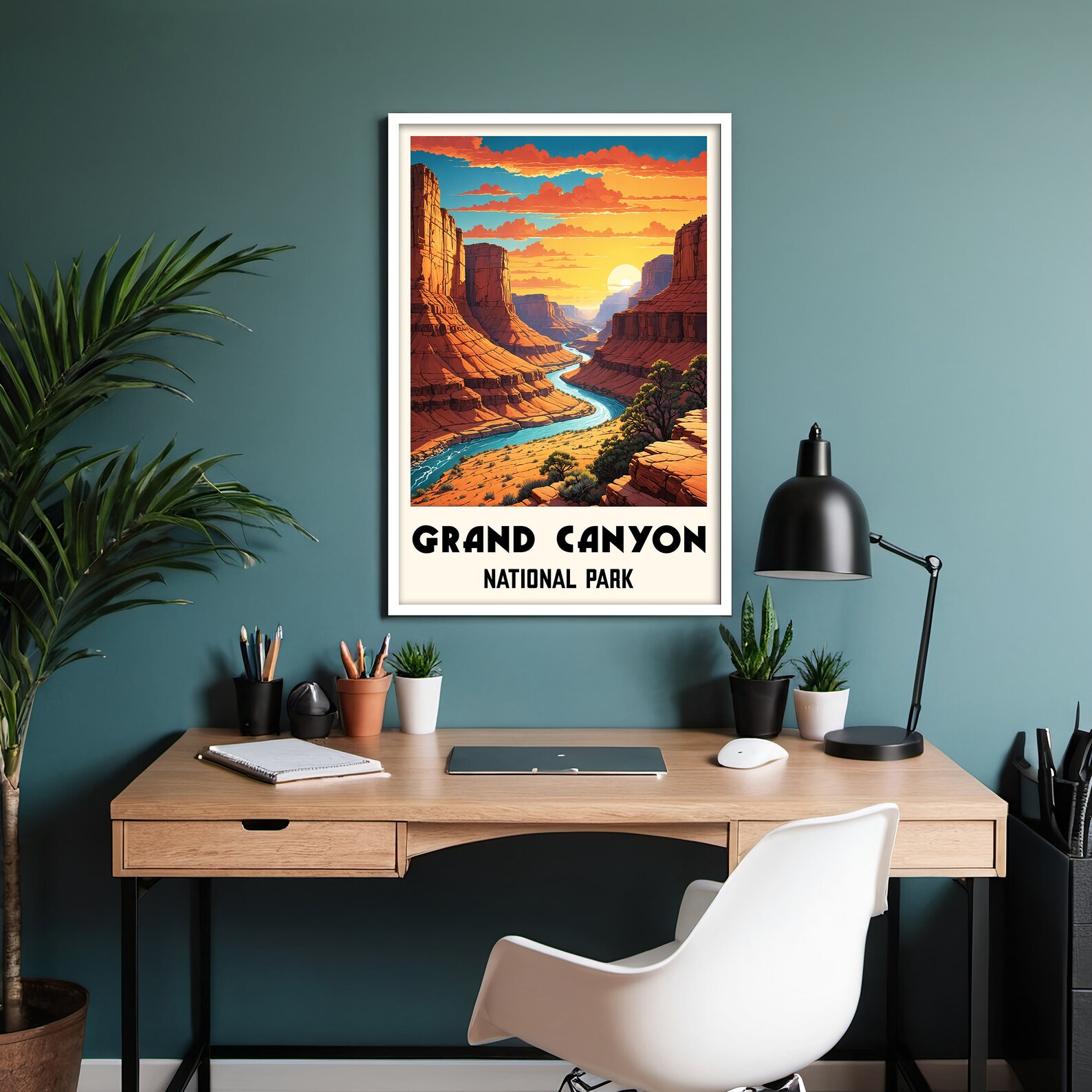 Grand Canyon National Park Poster, Grand Canyon Travel Poster, Arizona ...