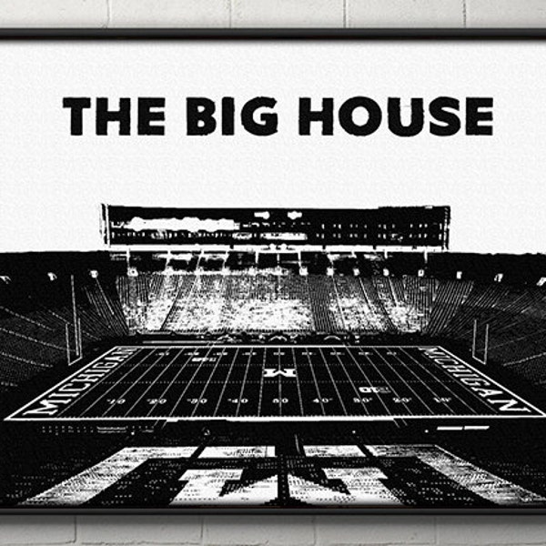 The Big House Stadium Svg - Etsy