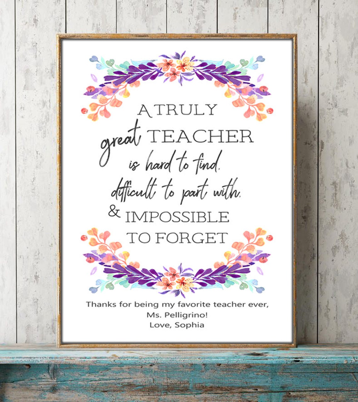 Teacher Gift, Teacher Thank You, Teacher Gifts, Teacher Appreciation ...
