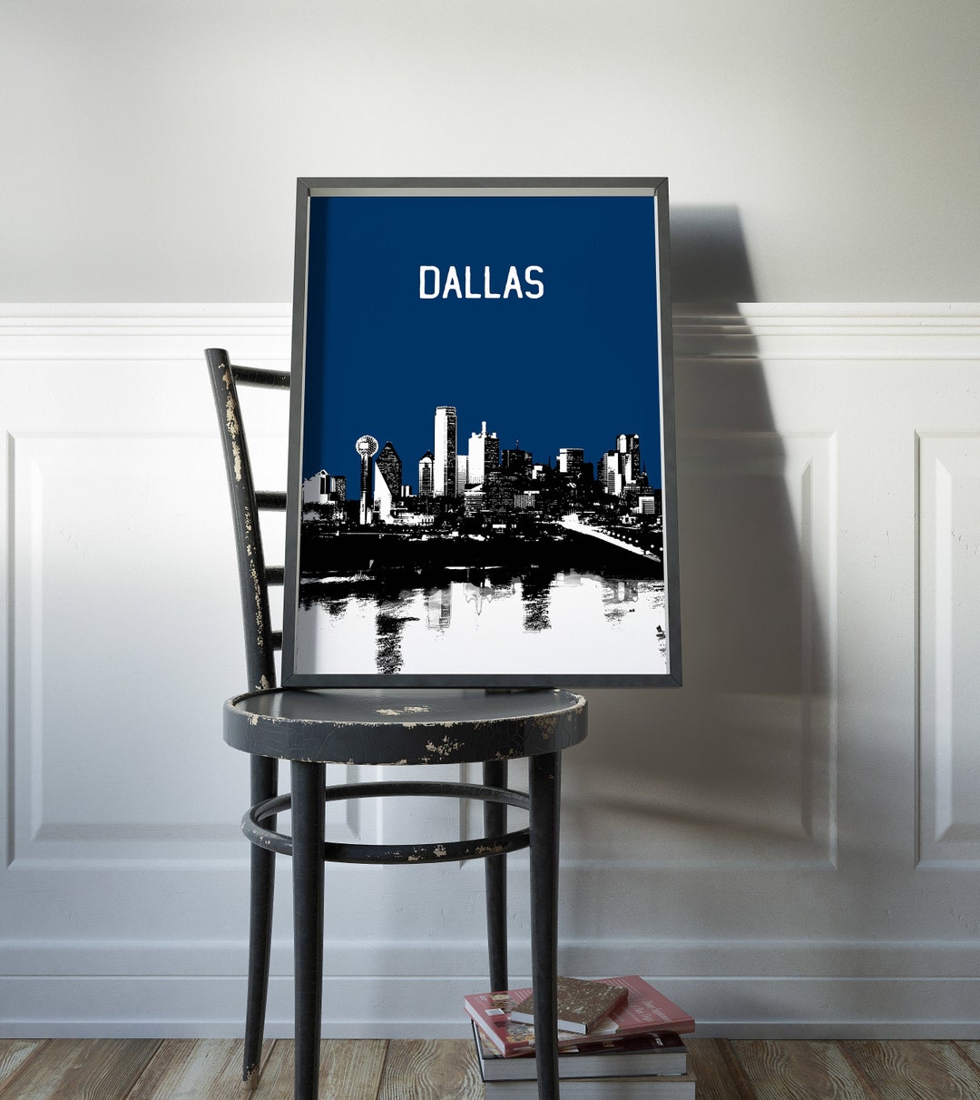 Dallas Skyline Print, Dallas City Art, Dallas Poster City Skyline Art ...