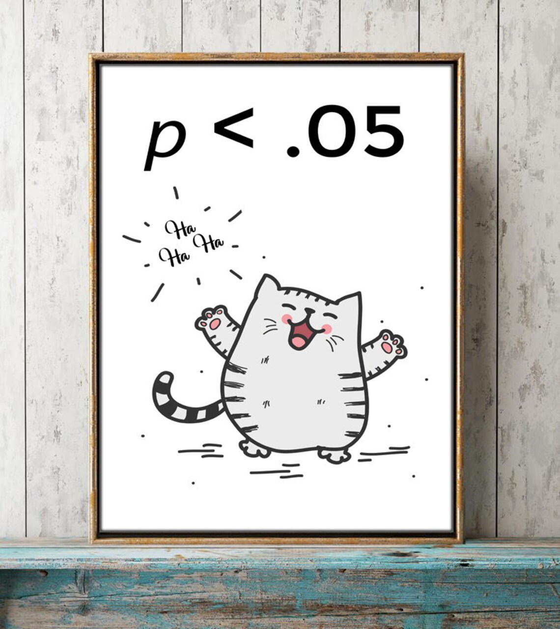 Data Statistics Poster Funny P Value Researcher Statistician | Etsy