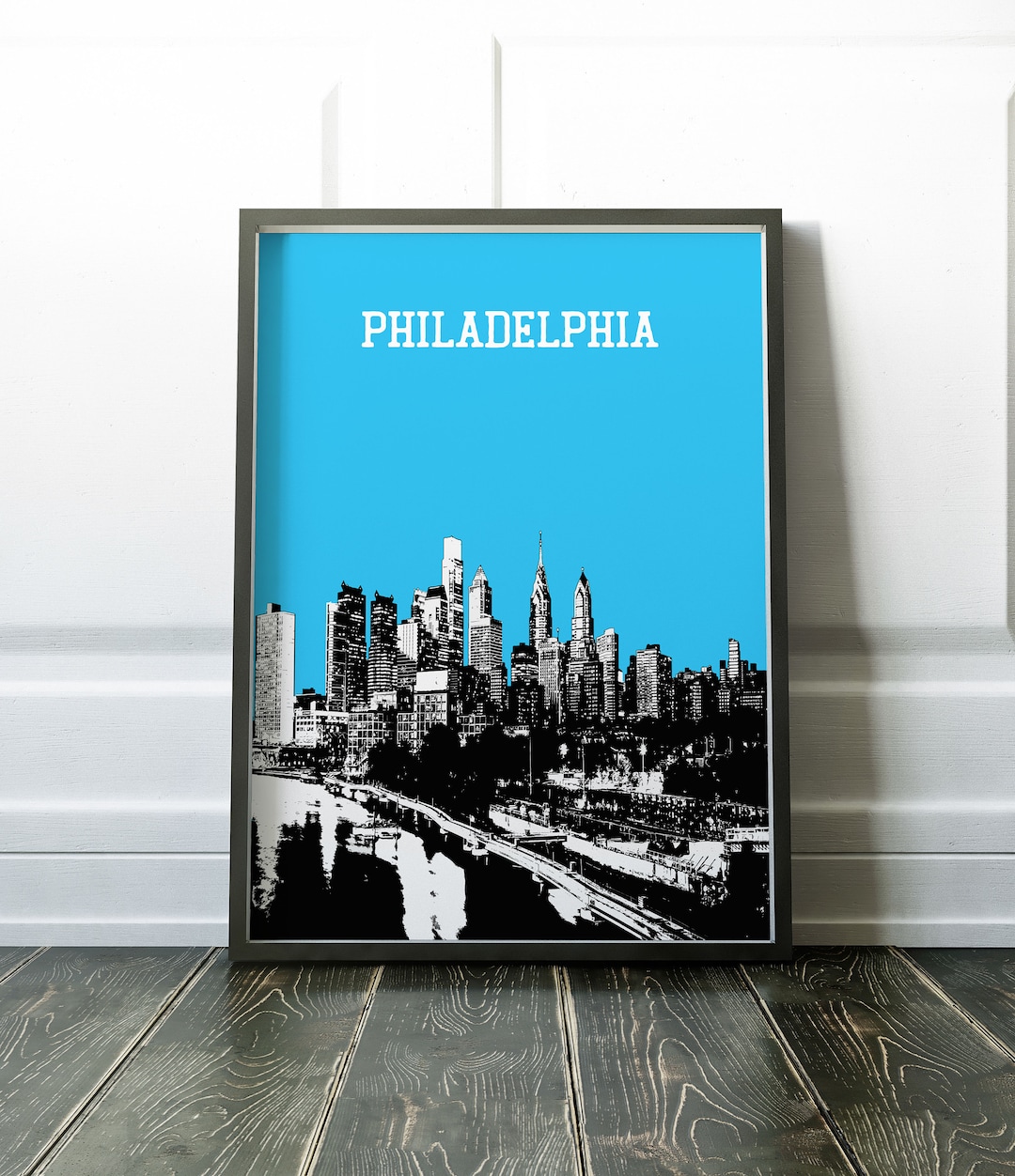 Philadelphia Skyline Poster, Philadelphia City Art Philadelphia Poster ...